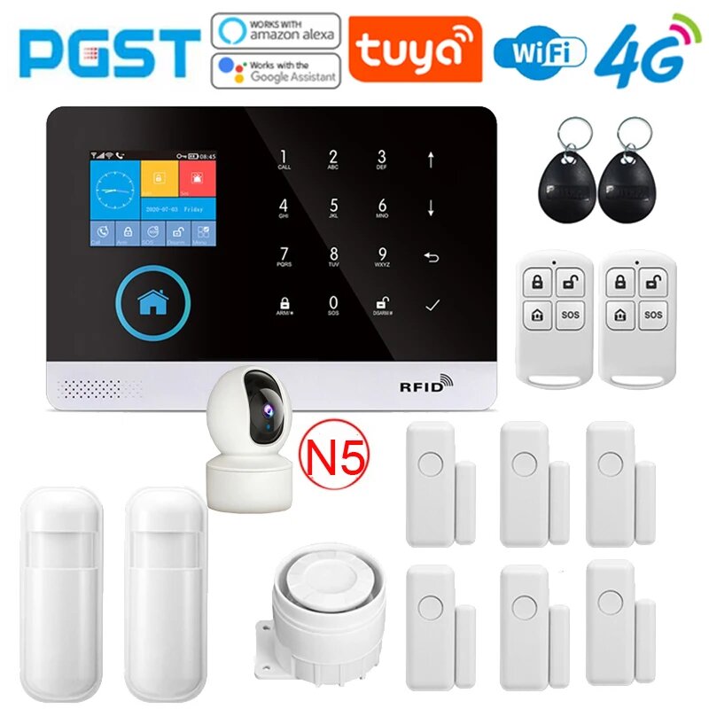 PGST Сигнализация умного дома 4G, EU Plug, PG103-4G-N5