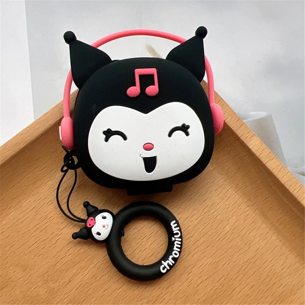 Чехол для наушников Kuromi, Xiaomi Redmi Buds 6 Active, черный