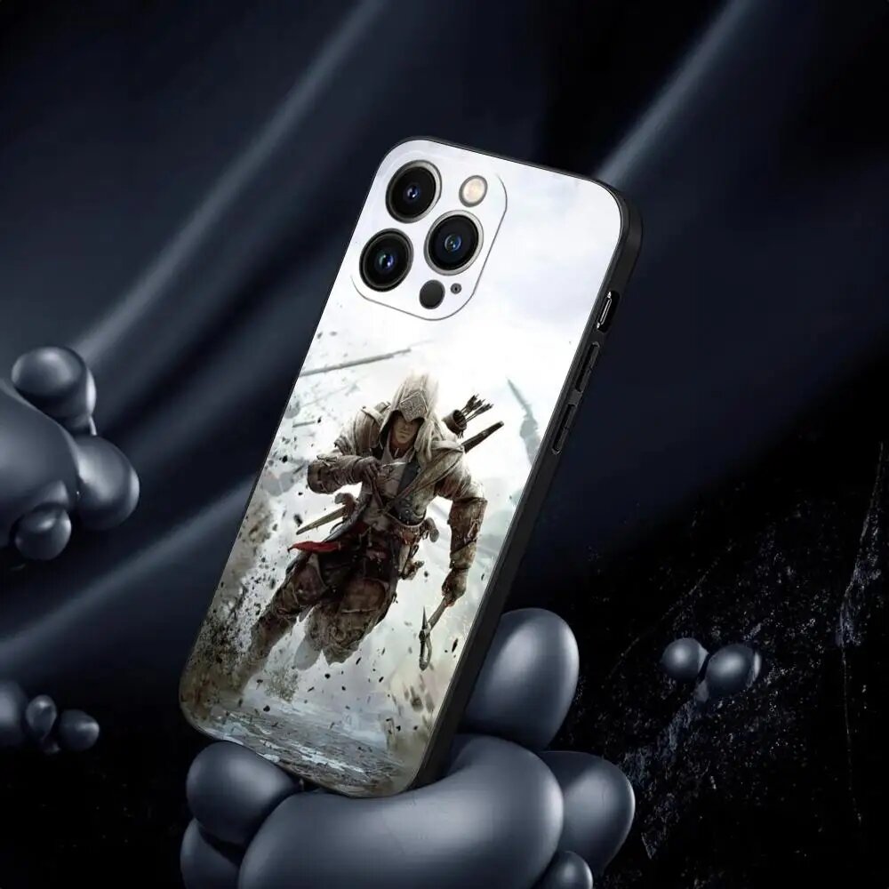 Чехол для телефона Assassin S Creed для iphone 16 15 14 13 Mini 11 12 Pro Max Xr X Xs 7 8 Plus, противоударная задняя крышка