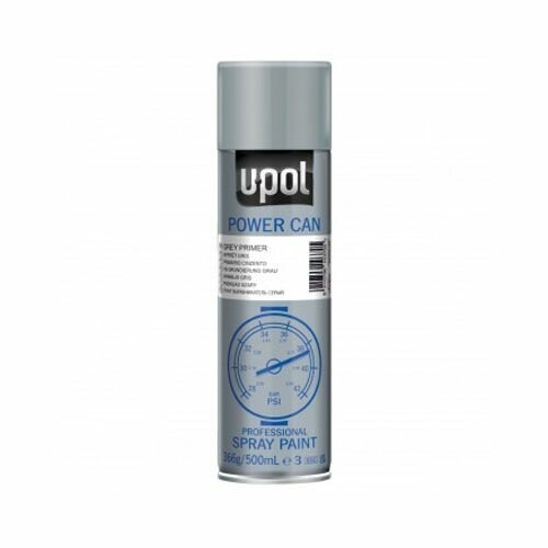 U-POL Power Can Грунт выравниватель серый спрей (500мл)