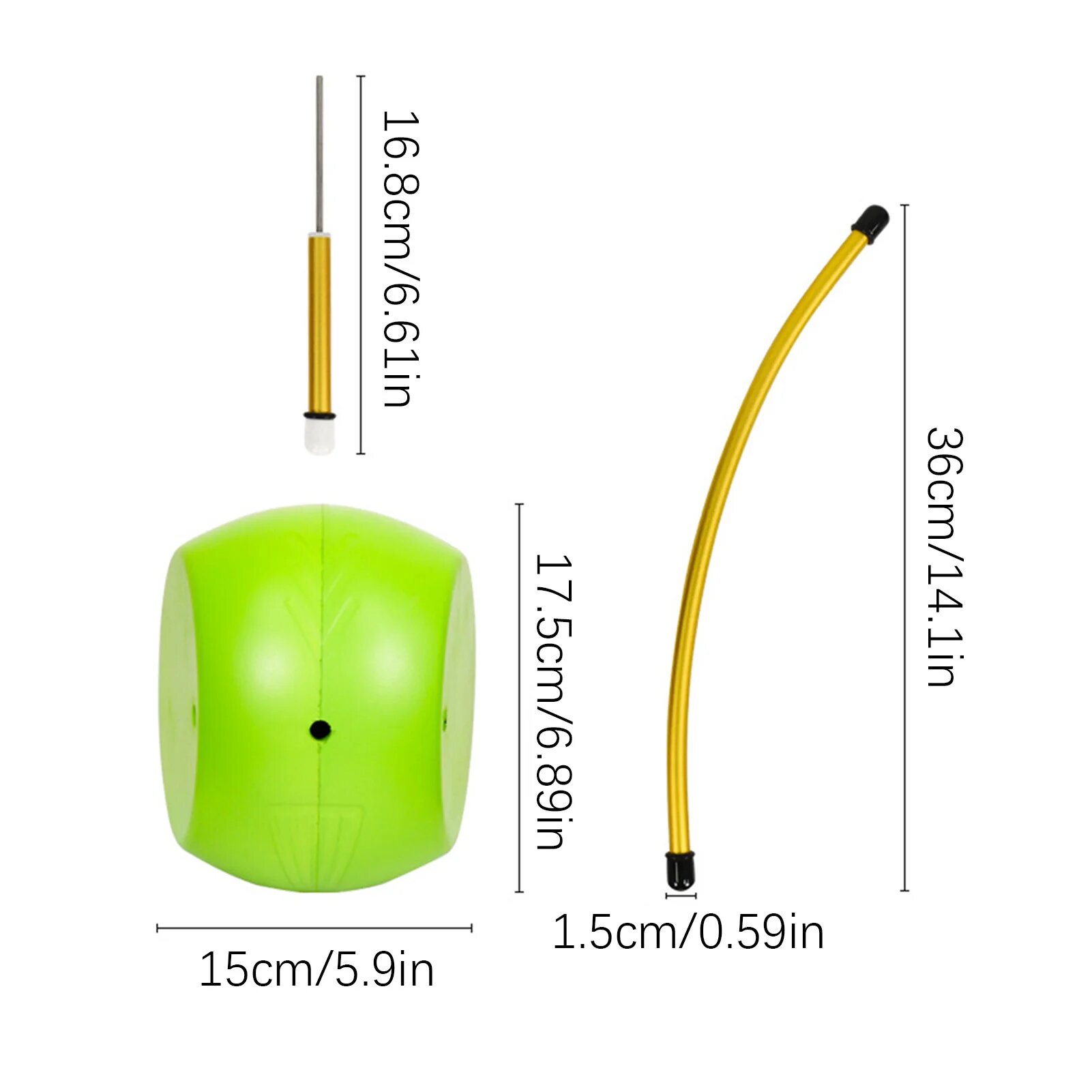Корректор осанки для гольфа Golf Swing Arm Postures Corrector Желтый, Green L