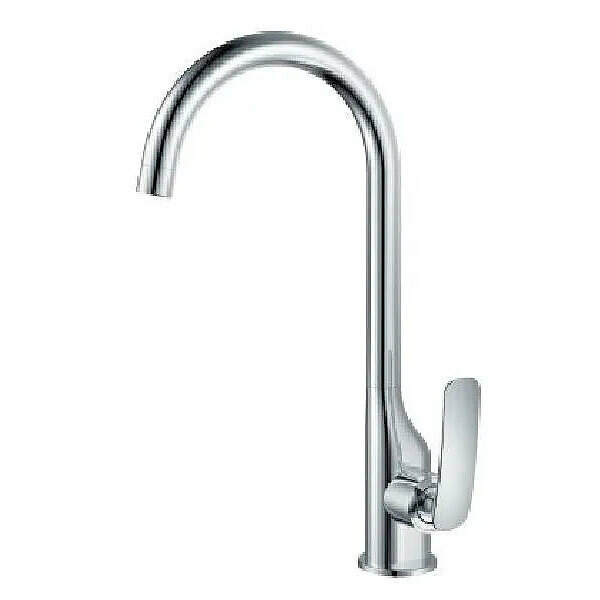 Смеситель для кухни с гайкой Haiba HB70616, хром
