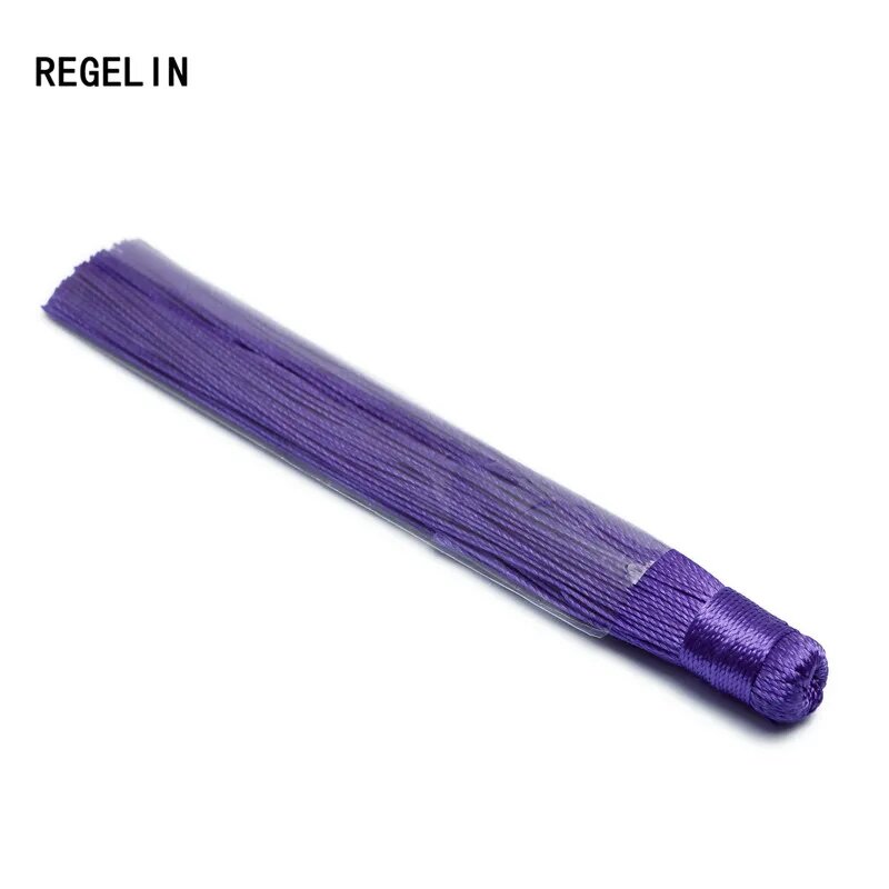 Кисточки для сережек REGELIN, 10 шт, нейлон Фиолетовый, dark purple