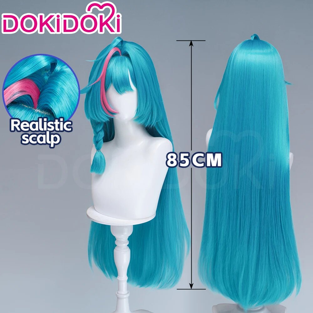 Косплей парик Mint Nanally Coluccis Jiuyuan Daffodill Hathor мятно-зелёный