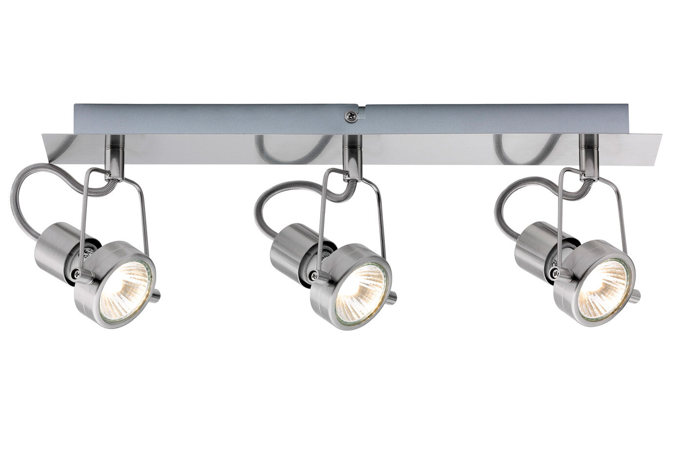 Настенно-потолочный светильник Paulmann Techno II L400мм 3x40Вт 3x300Лм 2900К GU10 230В Железо шероховатое Металл Лампы в комплекте 66517
