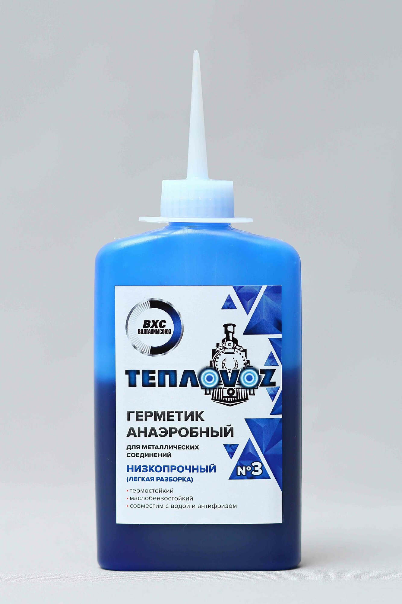 Гель анаэробный Тепловоз - 3 синий 100 гр