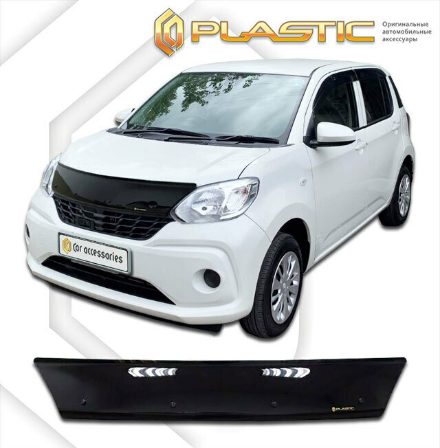 Дефлектор капота для Toyota Passo 2016-н. в. Classic черный