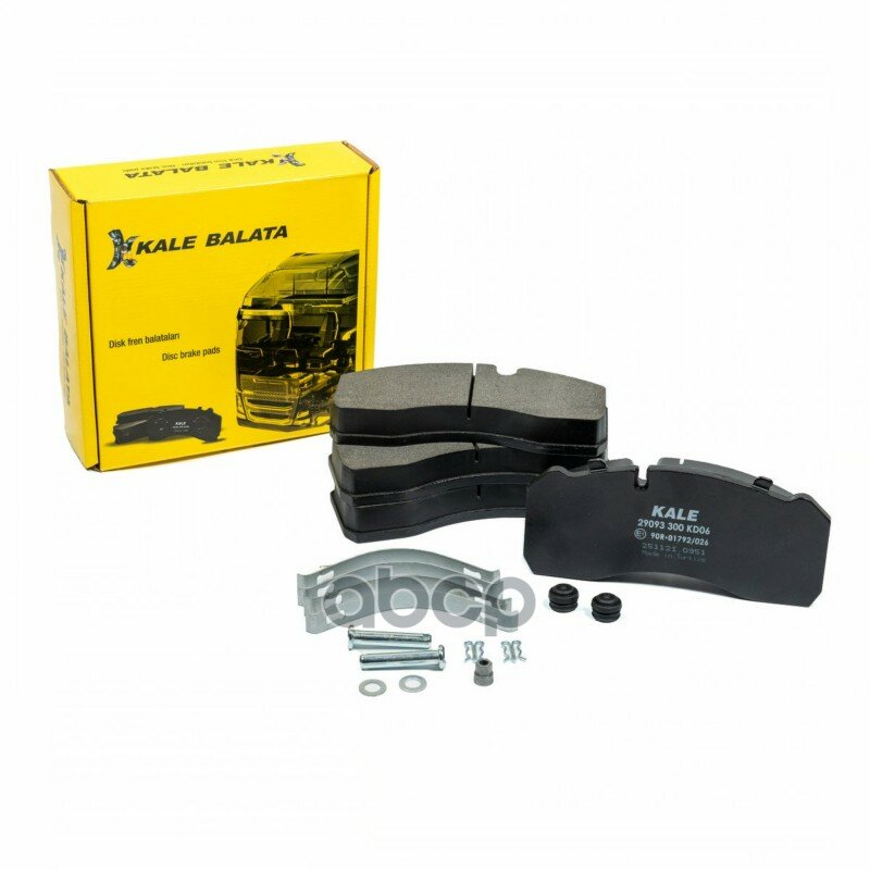 Колодки тормозные дисковые BPW, MAN, MB ATEGO KALE BALATA арт. 2909330014