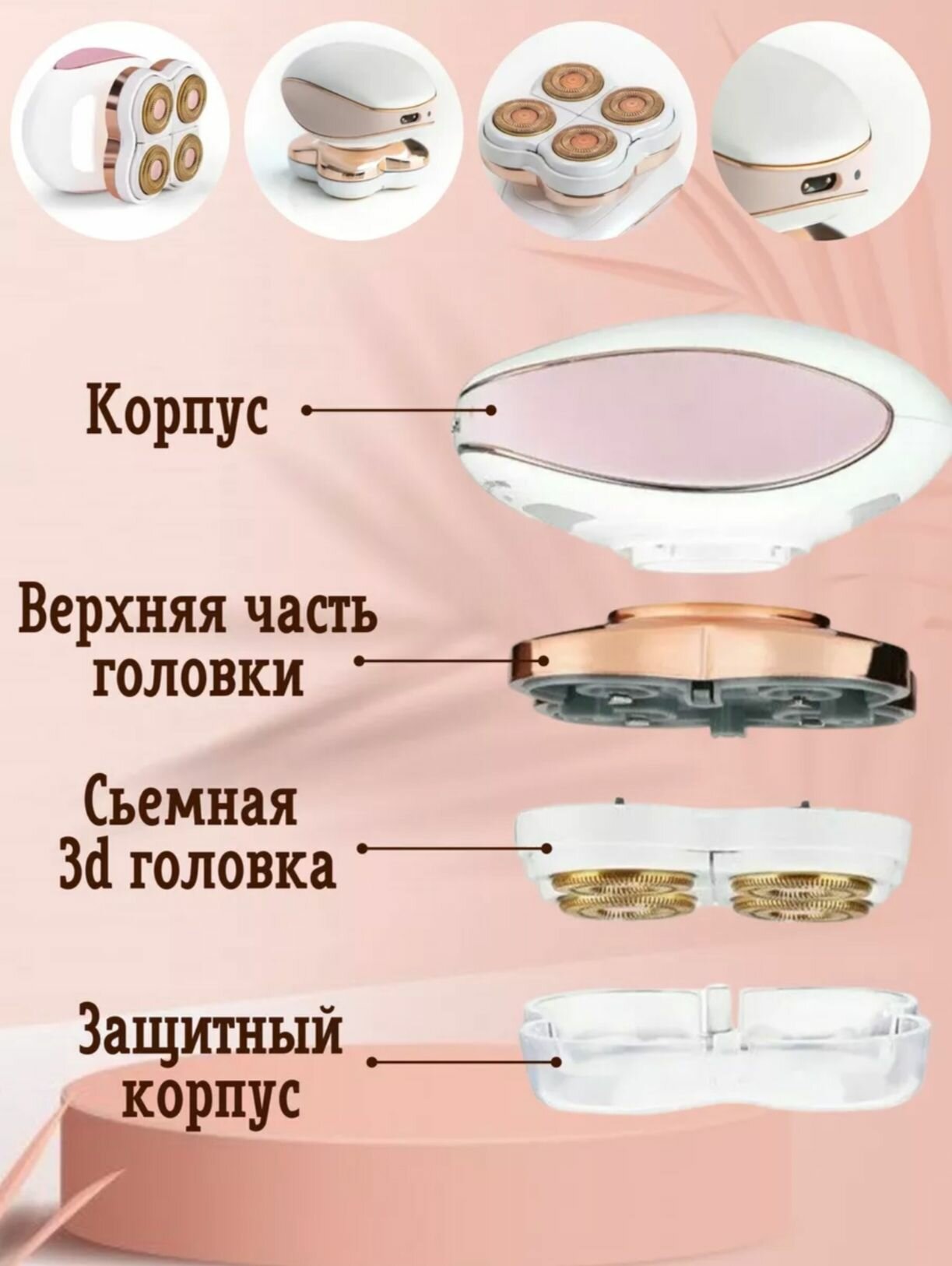 Универсальный эпилятор, электобритва — фото 1