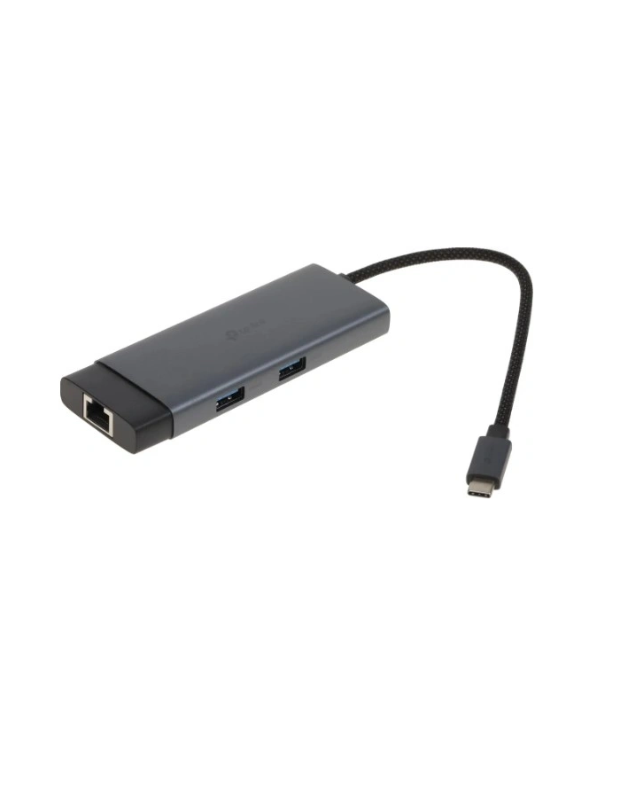 Концентратор TP-LINK UH6120C USB Type-C 6 в 1, пассивный, серый