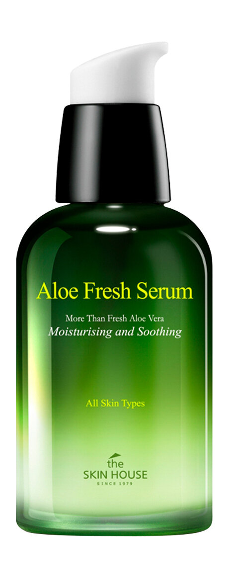 THE SKIN HOUSE Сыворотка для лица увлажняющая и успокаивающая Aloe Fresh с экстрактом алоэ, 50 мл