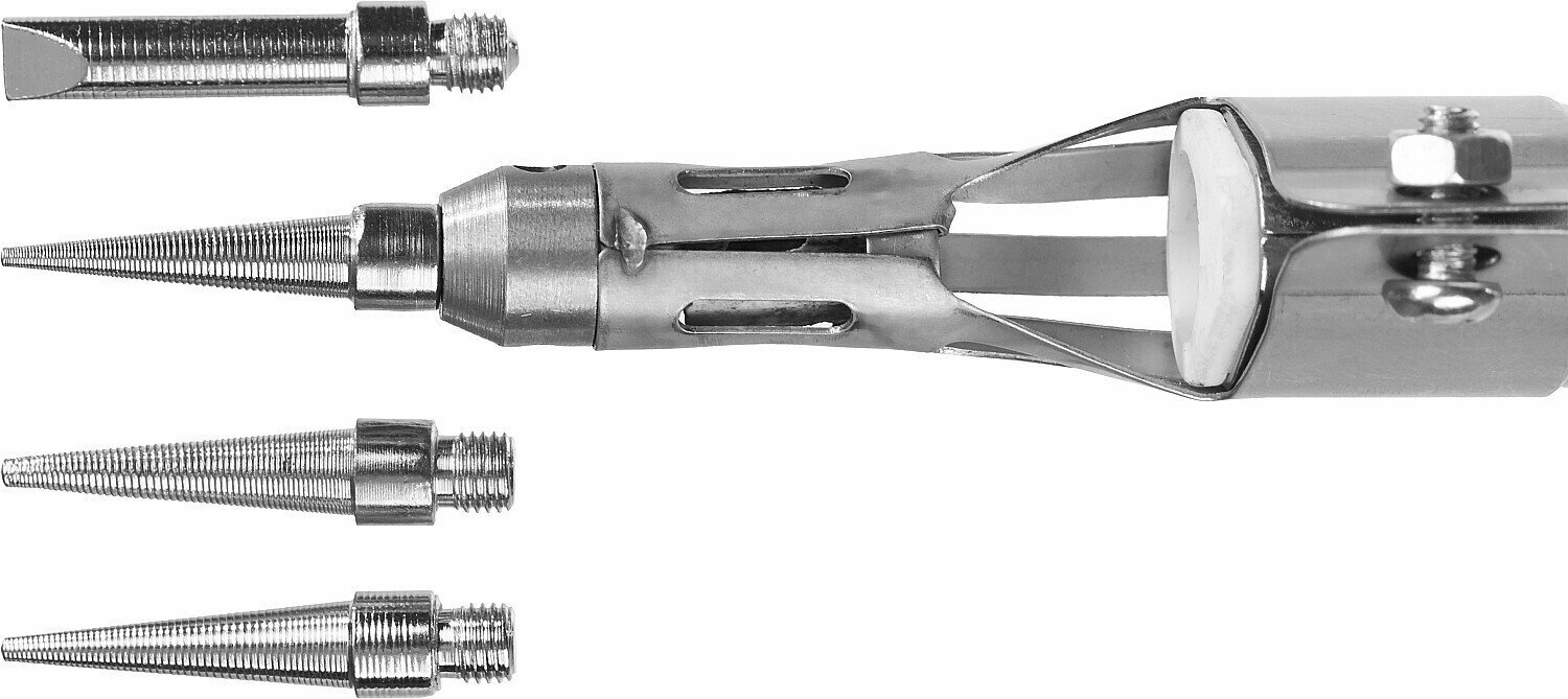 Газовый паяльник STAYER в наборе 5 в 1, 55505-H6