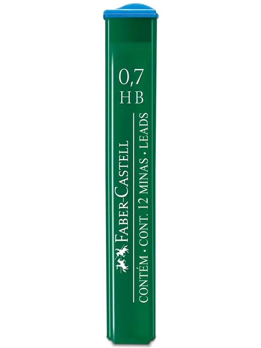 Грифели запасные HB, полимерный, 0,7, 12 штук (521700)