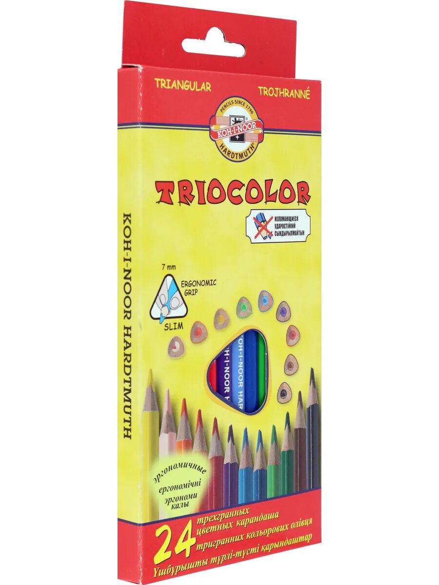 Набор карандашей 24 цвета Triocolor