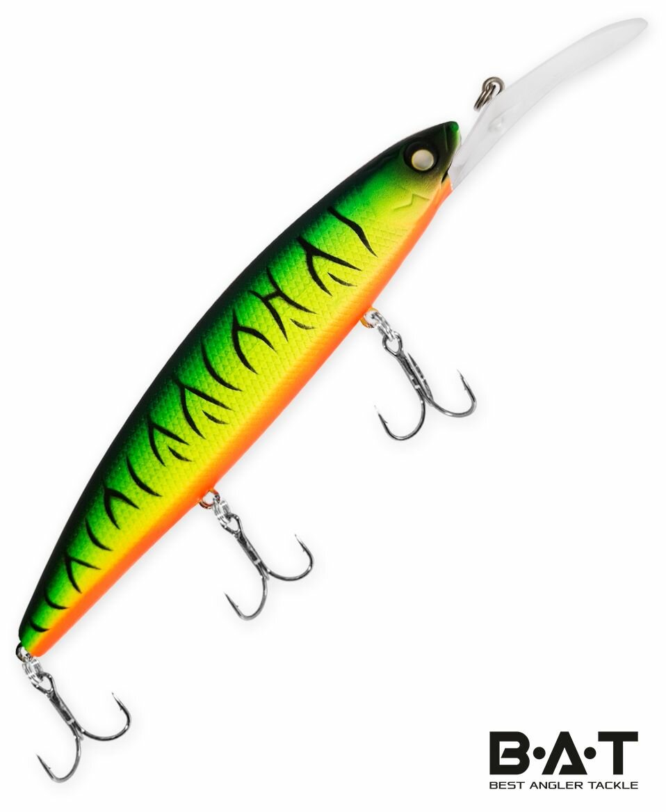 Воблер для рыбалки и троллинга BAT Bali Dip BT058 130mm,26g. 0-3 floating, цвет: B002