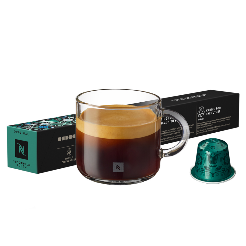 Кофе в капсулах Nespresso Original Stockholm Lungo, 10 капсул