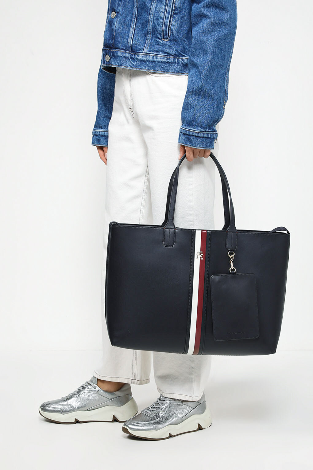 Сумка шоппер TOMMY HILFIGER, синий — фото 1