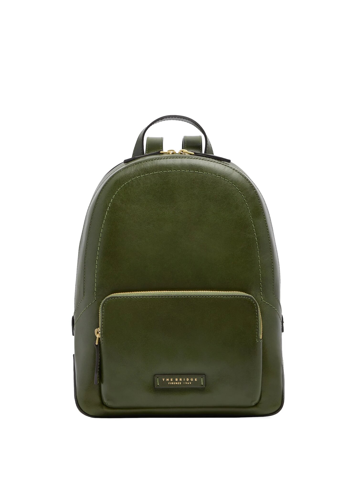 Сумка Leather front-pocket backpack