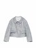 Куртка DOUUOD Kids Double-breasted metallic-effect jacket, размер 8 лет, синий