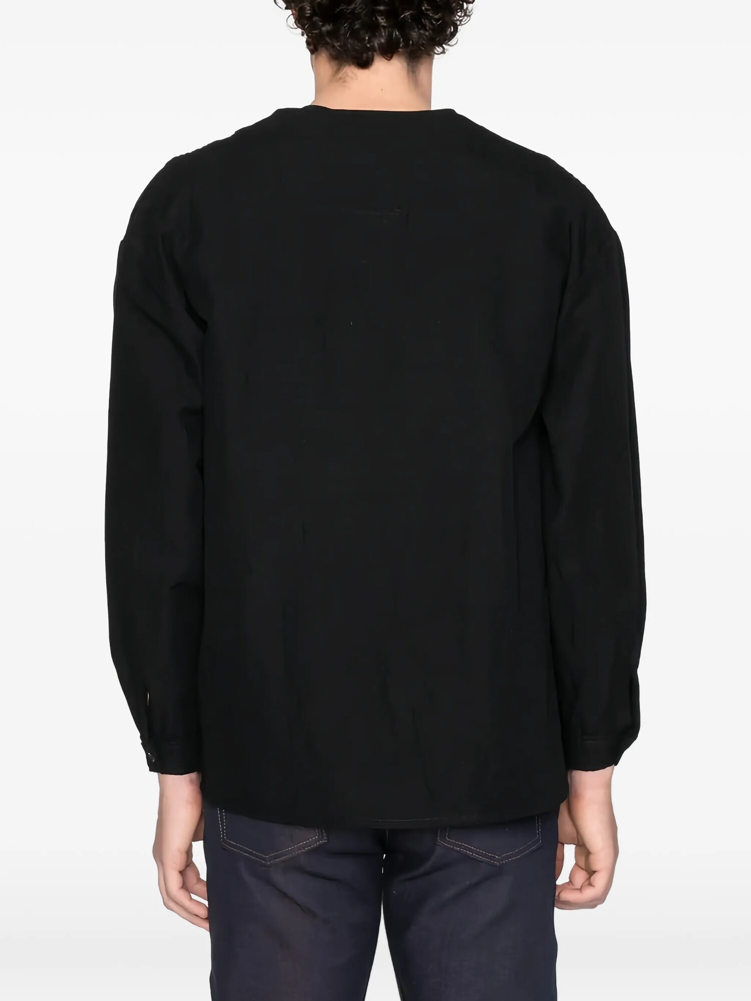 Куртка  Wise Guy button-down cotton shirt jacket, размер L, black/black — фото 1
