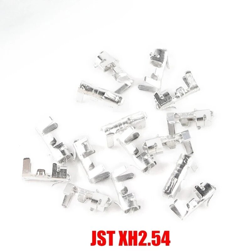 Металлические штыревые разъемы JST XH2.54 (гнездо) female crimp terminal 2.54 мм 3A 250V 500Pcs