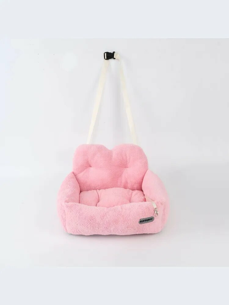 Автокресло-лежанка RUFPUPPY, для кошек и собак, велюр Meili Velvet, 53х42 см
