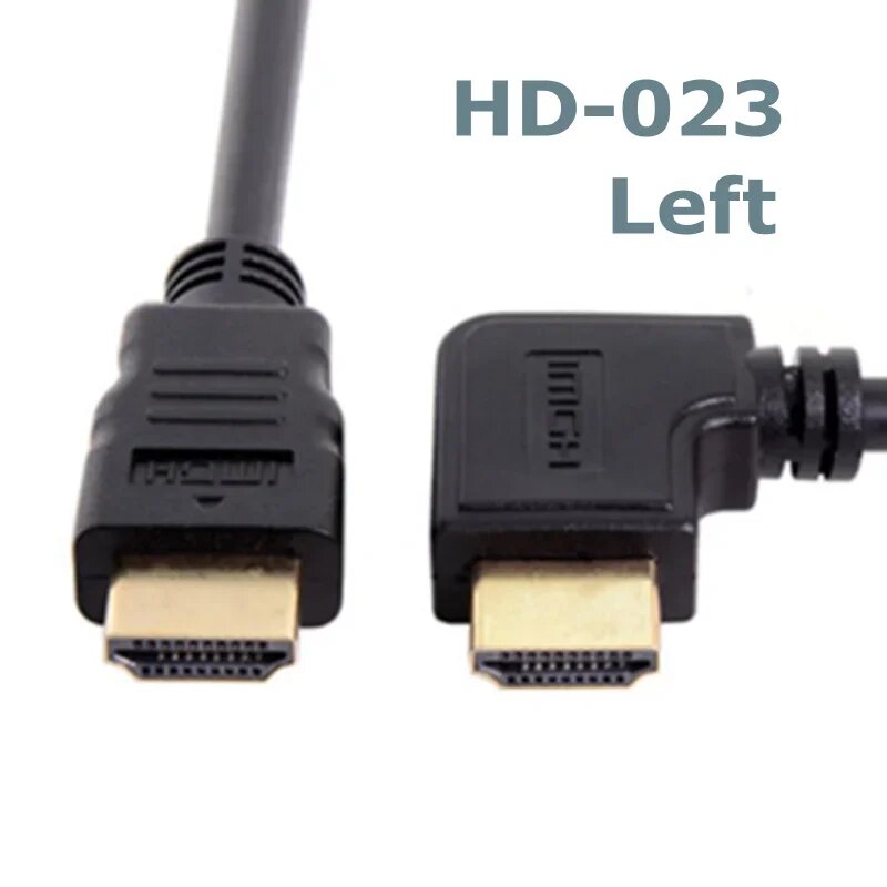 CableCC Угловой HDMI-кабель 90 градусов 0.5 м 0.5m, Left