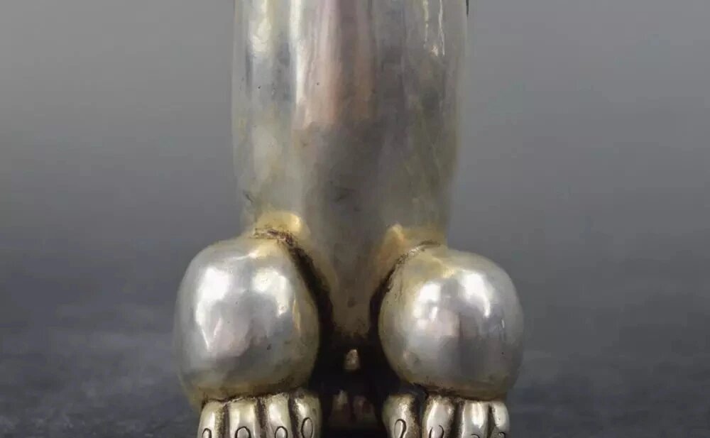 Серебряная статуэтка Foo Dogs — фото 1