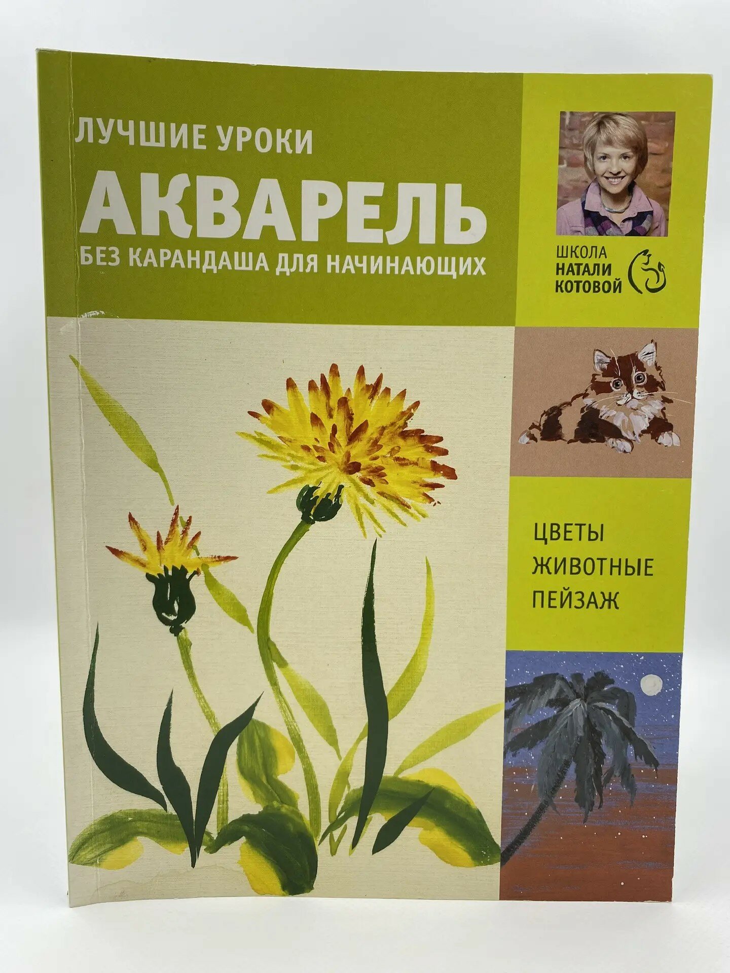 Лучшие уроки. Акварель без карандаша для начинающих (Автограф)