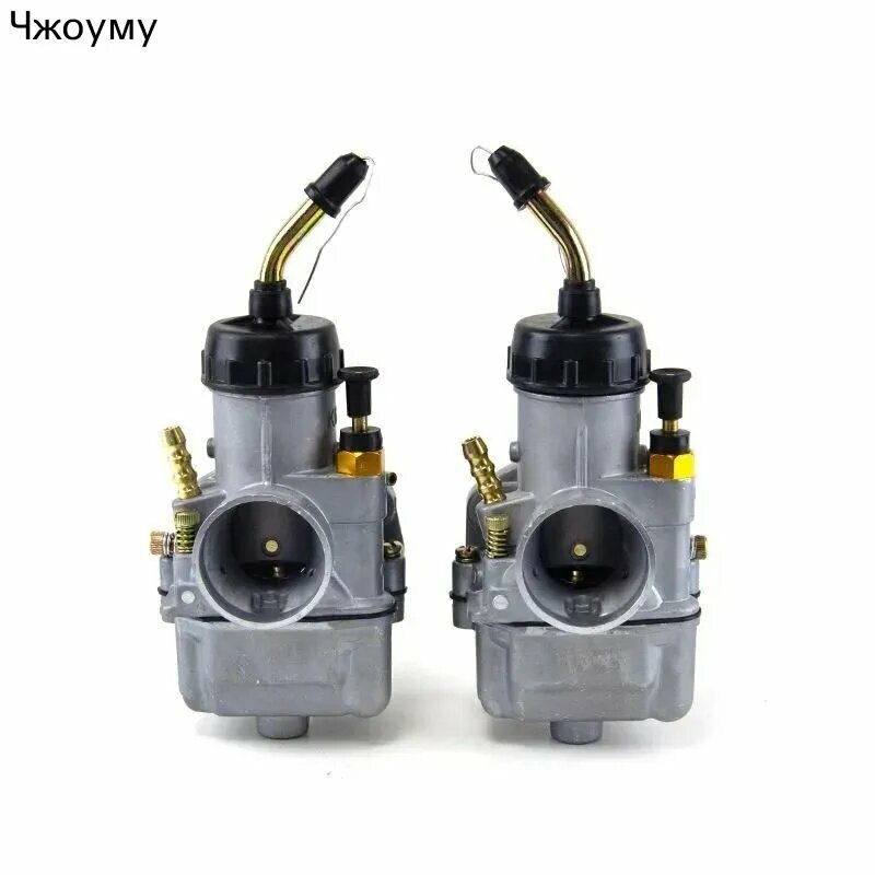 Комплект карбюраторов K68U-01 + K68U для мотоциклов Урал (левый + правый) - Прочный алюминий, диаметр 42 мм, идеальная совместимость с IMZ-8.123 и Днепр MT-11