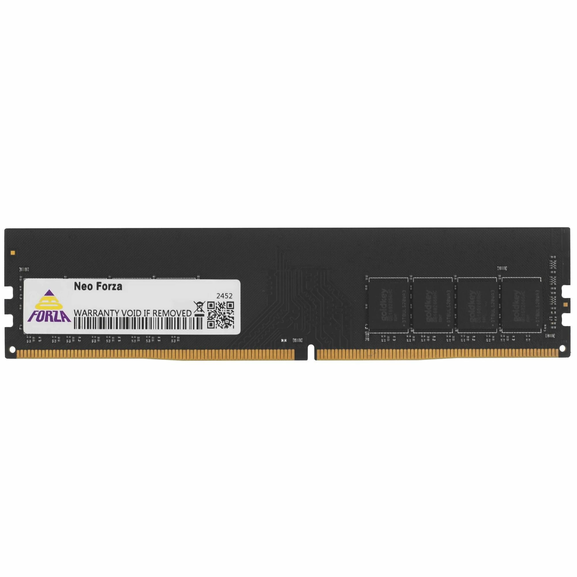 Оперативная память UDIMM Neo Forza (NMUD416F82-2666EA10) 16 ГБ - DDR4, 16 ГБ х 1 шт, 2666 МГц, PC21328