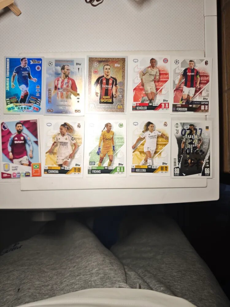 Футбольные карточки Topps MATCH ATTAX(набор из 10 штук)