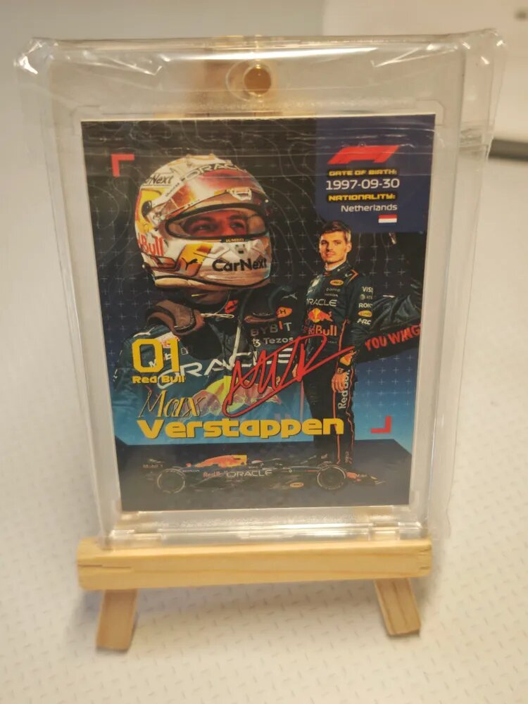 Коллекционные карточки Topps F1 Racing Car, коллекционные карточки, специальные карточки MAX VERSTAPPEN