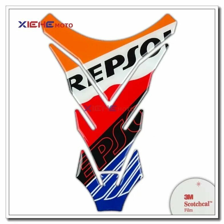 Для Honda CBR CBR600RR REPSOL HRC мотоцикл бак Pad Protector наклейка наклейки