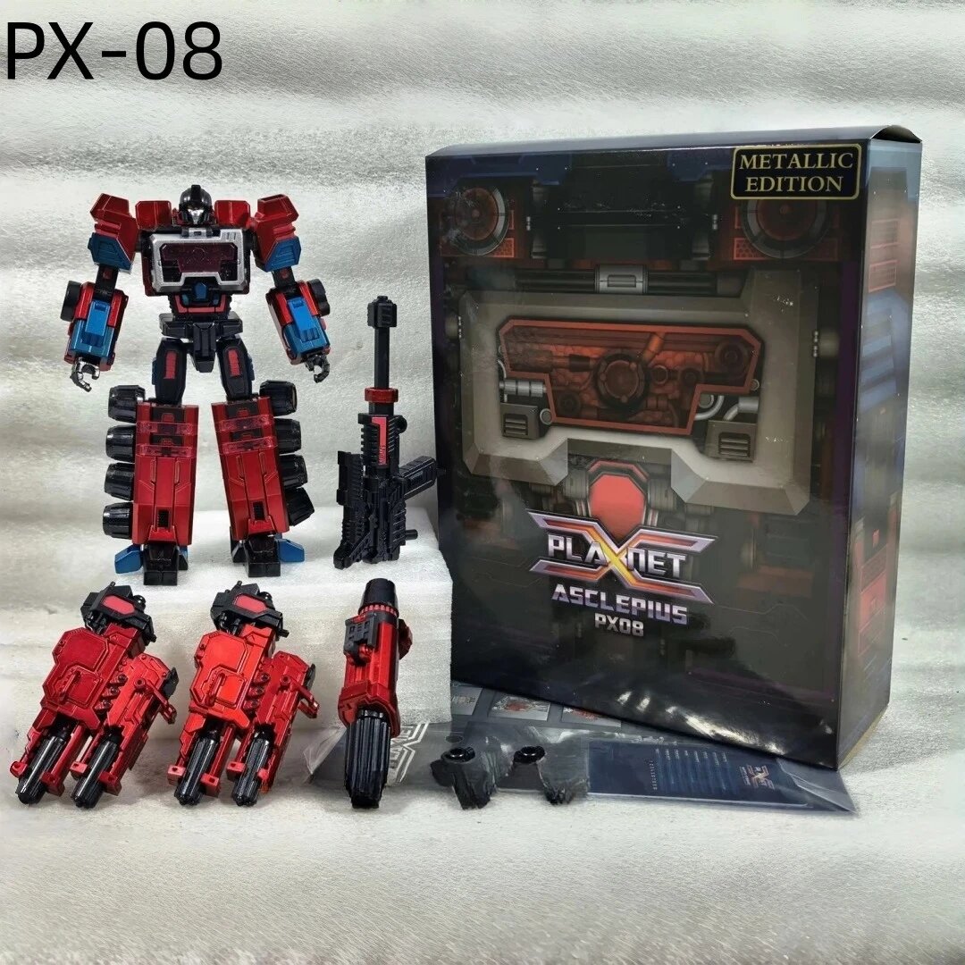 Трансформер PX-08 Asclepius, красный