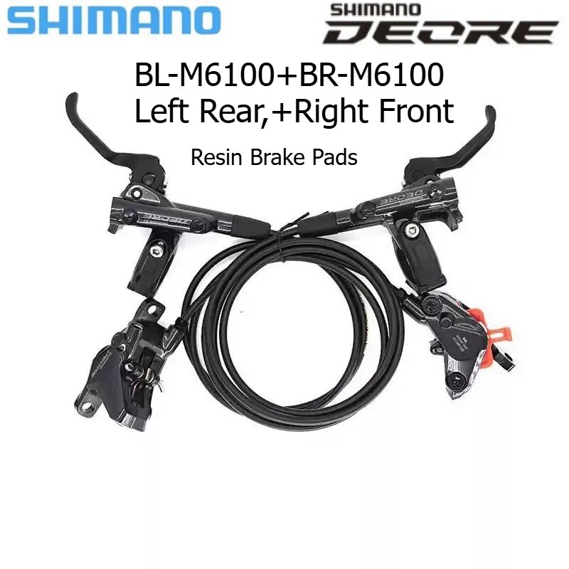 Тормоз SHIMANO DEORE M6100 2-поршневой M6100 LRRF a pair