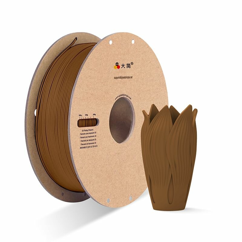 Филамент Daiken PETG Basic для 3D-печати, 1 кг, матовая поверхность Матовый коричневый