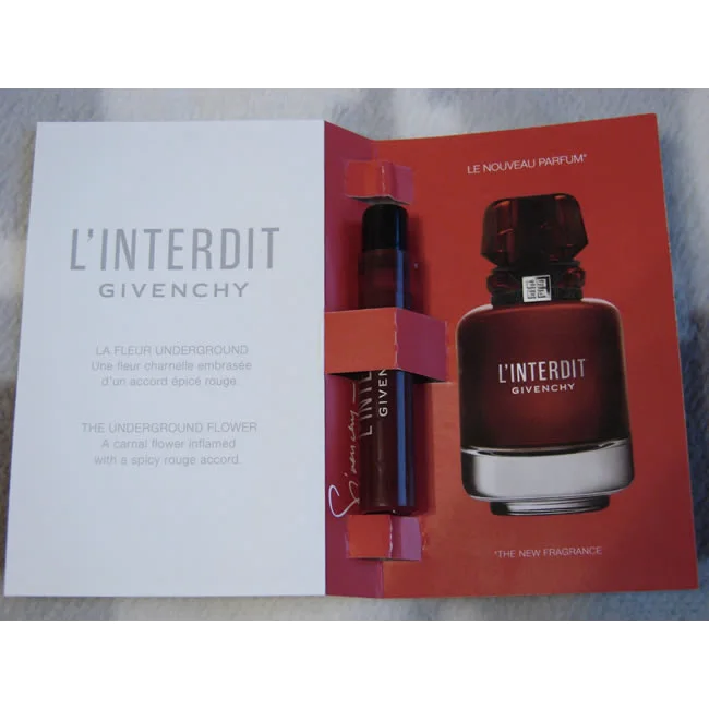 Женский парфюм Живанши Л Интердит Руж 1 мл / Givenchy L Interdit Rouge сэмпл