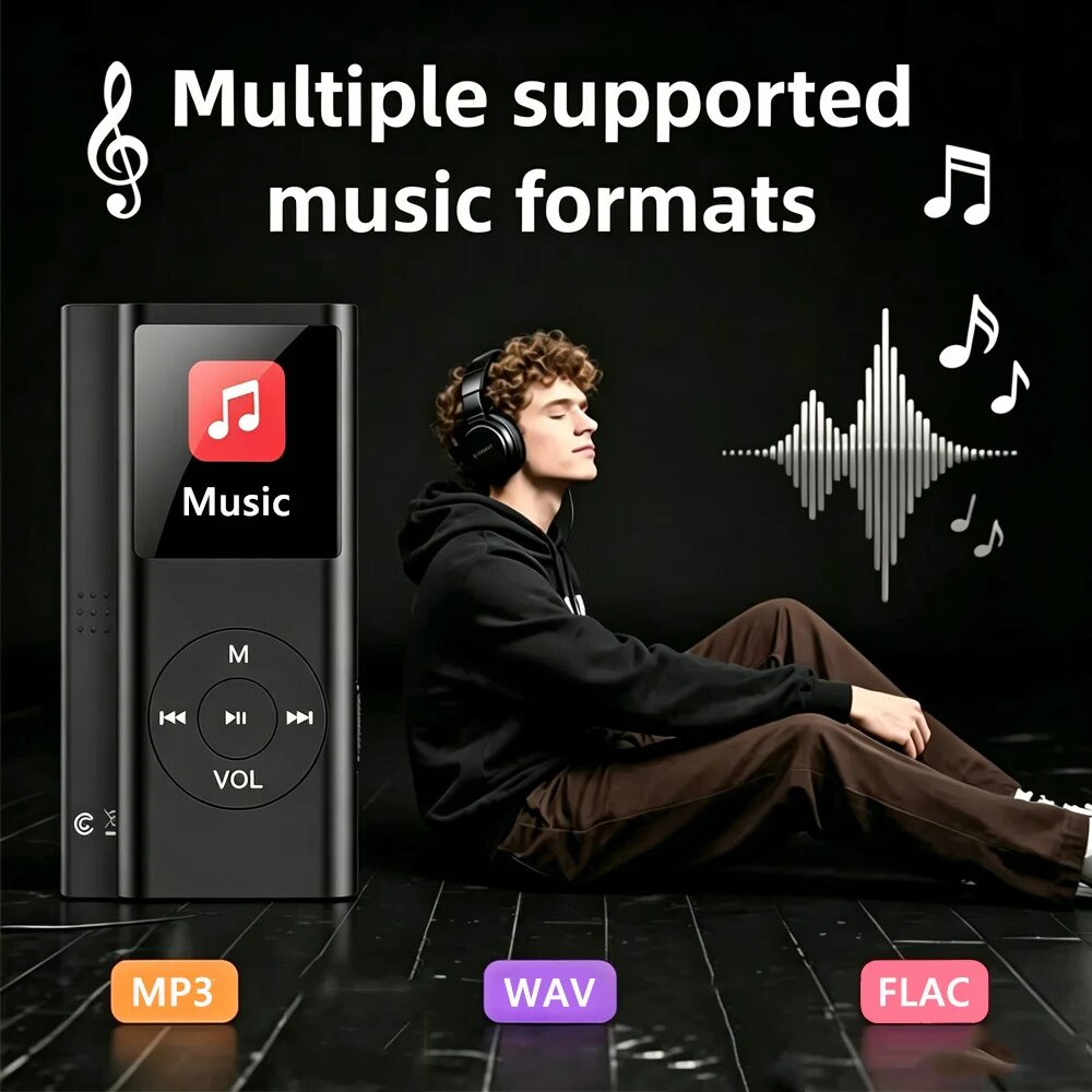 KEBIDU Mini MP3-плеер Bluetooth MP3 — фото 1