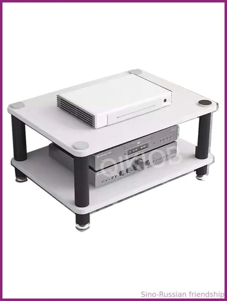 Стойка Для Hi Fi Аппаратуры 2Этажа, Стойка для Hi fi аппаратуры подходит для гостиной, 60x40x30cm
