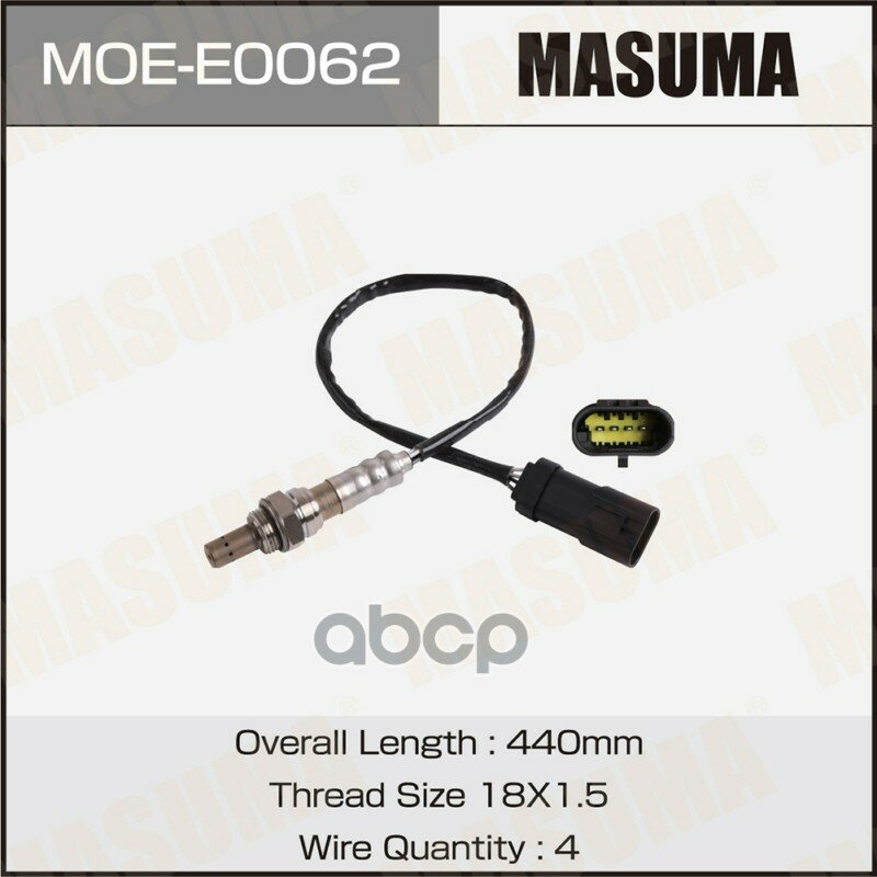 Датчик кислородный MASUMA, RENAULT DUSTER / K4M Masuma арт. MOEE0062