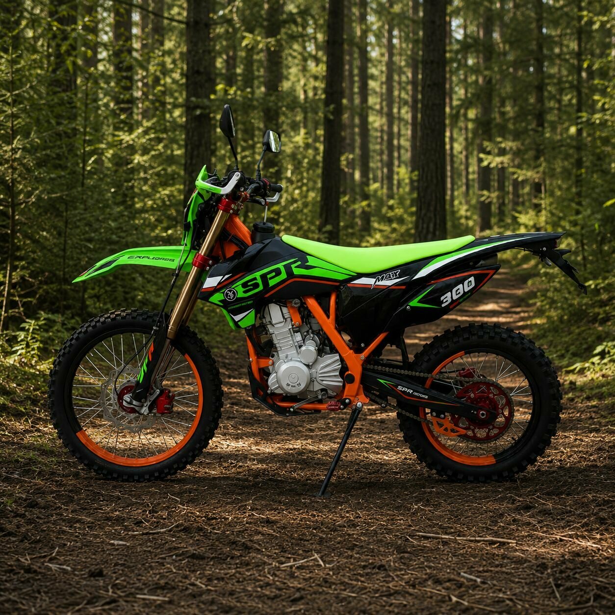 Мотоцикл эндуро 300 см3, Crossroad 3 SPORT MAX, ZS174MN-5, 26 л. с, CNC рычаги, буксаторы с ПТС