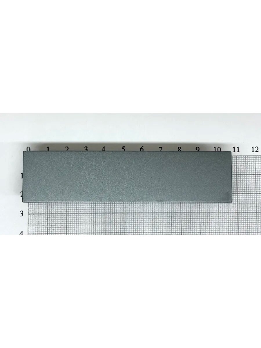 Заглушка 3.5" в слот корпуса ПК, серая