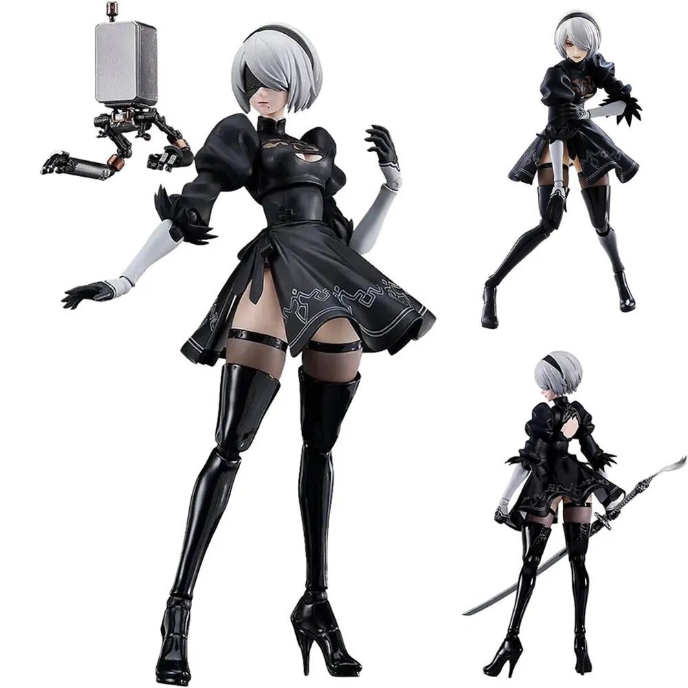 Фигурка Ниер: Автомата / NieR: Automata Еруха 2B figure 643, YoRHa No.2 Type B action figure, detachable model (16см, 2B automata) игрушки, Настольные украшения