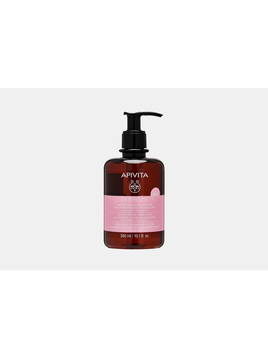 APIVITA chamomile & propolis очищающий гель для интимной гигиены 300 мл