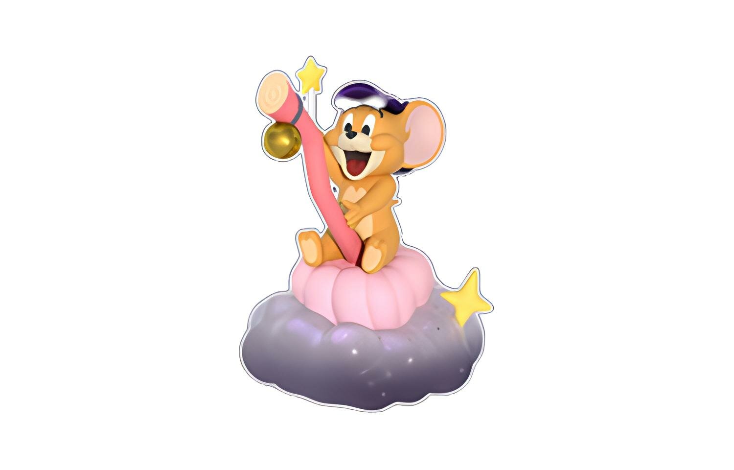Фигурка унисекс 52TOYS Tom and Jerry Fantasy Enchanted Collection, Confirmed-Magical Broom JERRY (Open)
