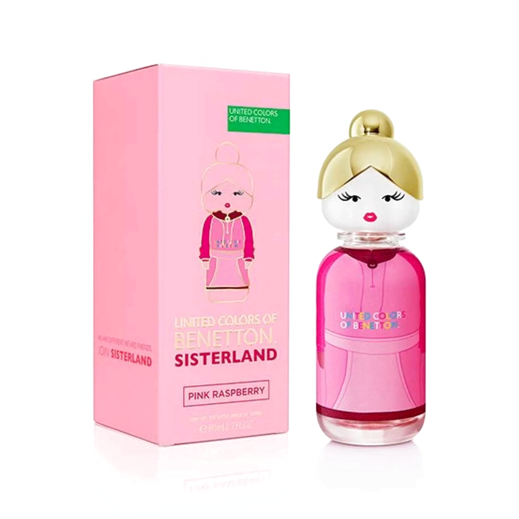 Женский аромат Benetton Sisterland Pink Raspberry 80 мл - Бенеттон Систерленд Пинк Распберри