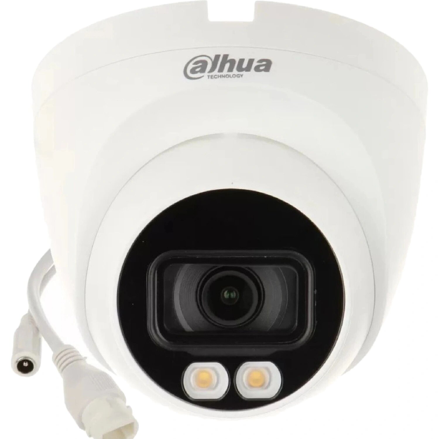Уличная IP-камера Dahua DH-IPC-HDW2249TP-S-IL-0280B, 2Мп (1920×1080), купольная, цветная, фиксированный фокус, белый