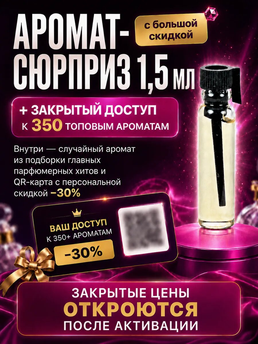 Пробник духов 1,5 мл, аромат-сюрприз, нишевый парфюм