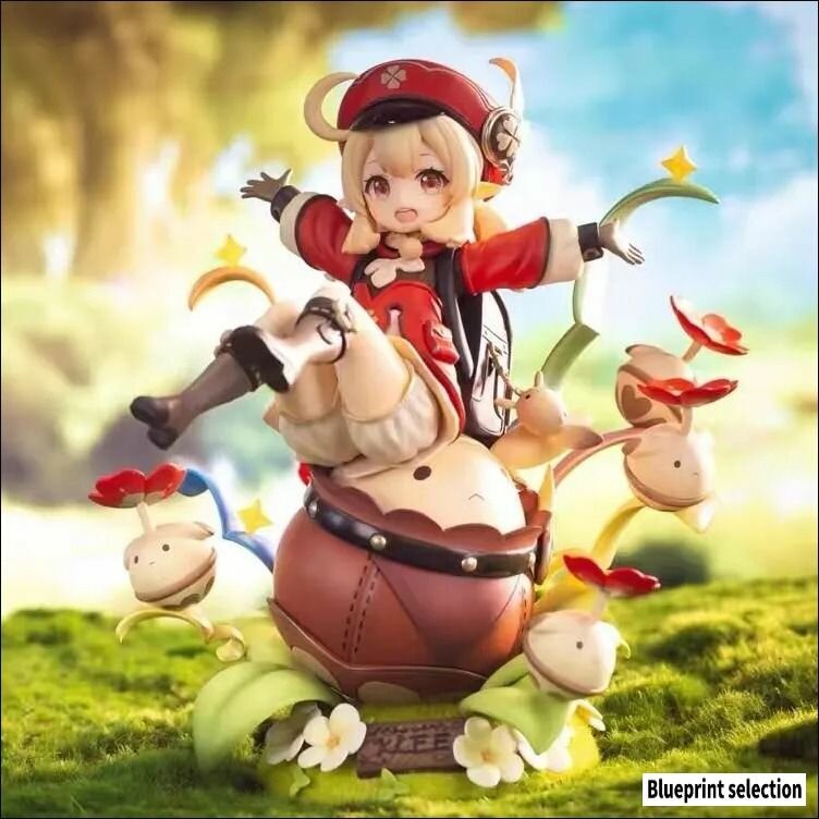 Аниме фигурки геншин импакт Кли 18 см 3d статуэтки Геншин Импакт (Genshin Impact)